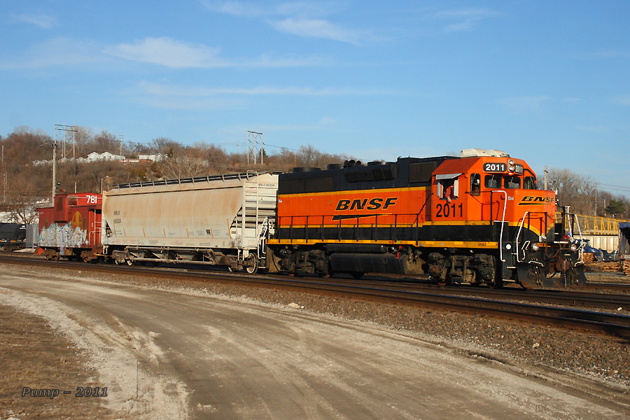 Westbound BNSF Yard Job Train